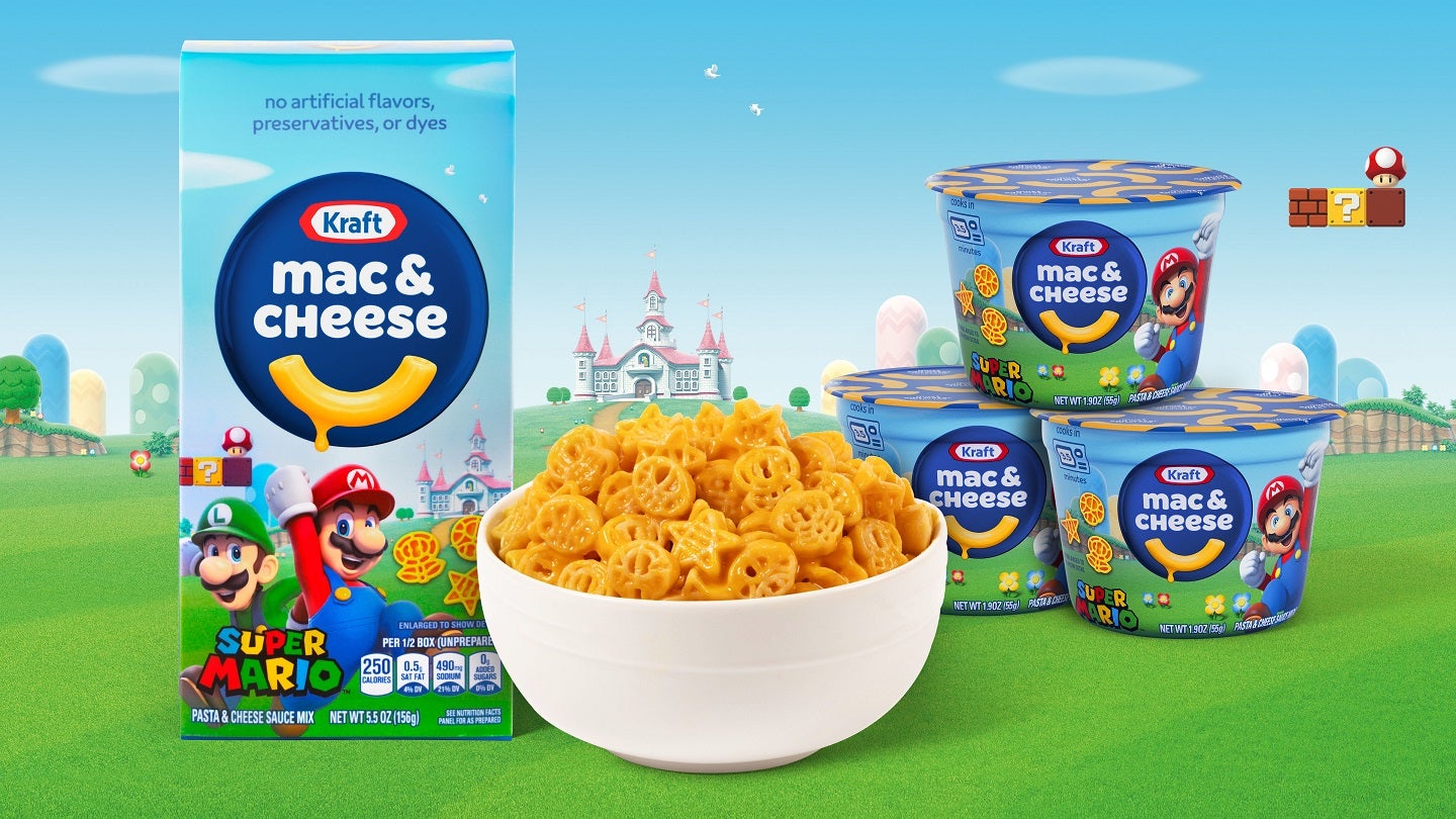 KRAFT Mac & Cheese and Nintendo launch Super Mario shapes