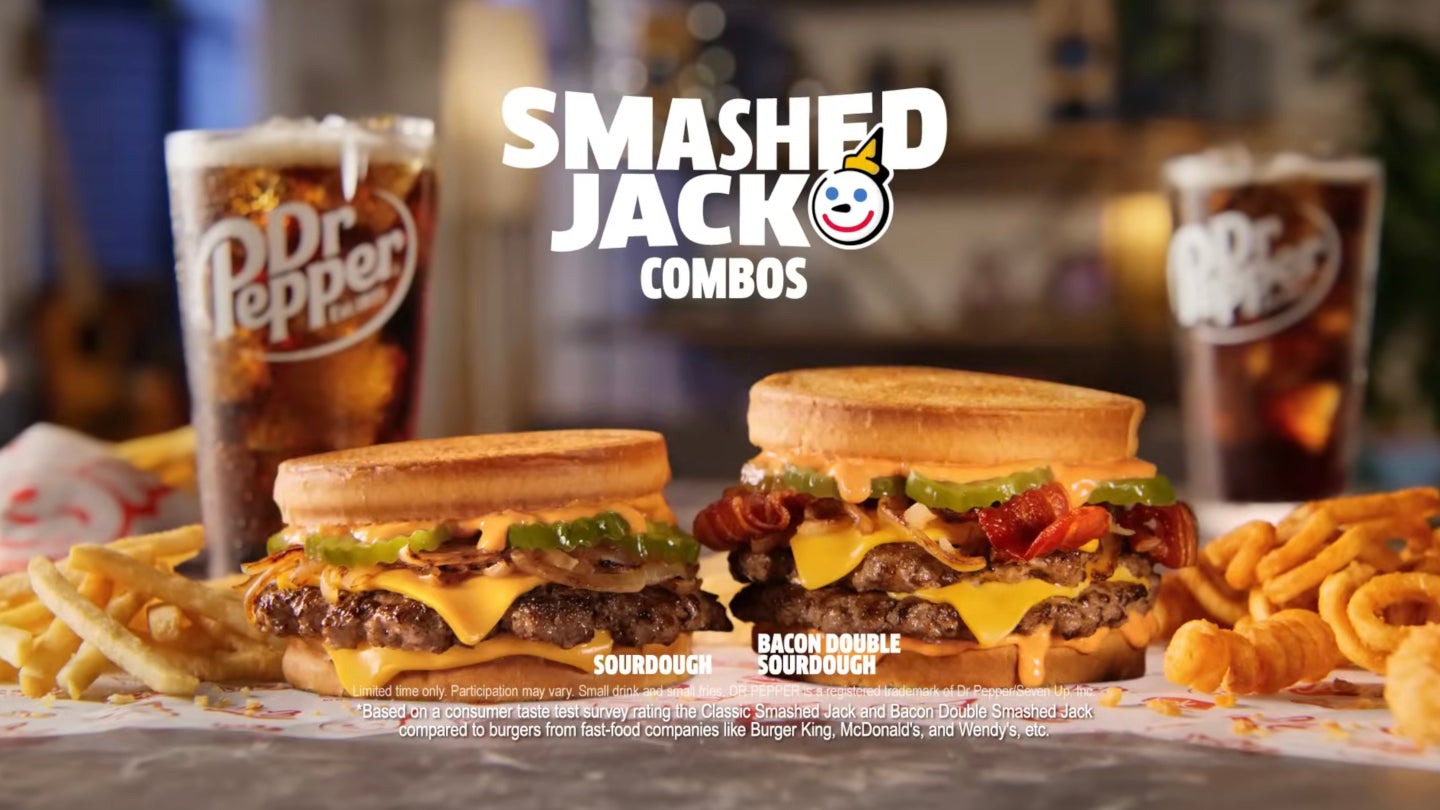 Jack in the Box launches Sourdough Smashed Jack burger