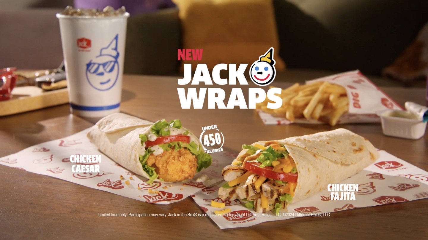 Jack in the Box adds two new flavours to Jack Wrap lineup in US