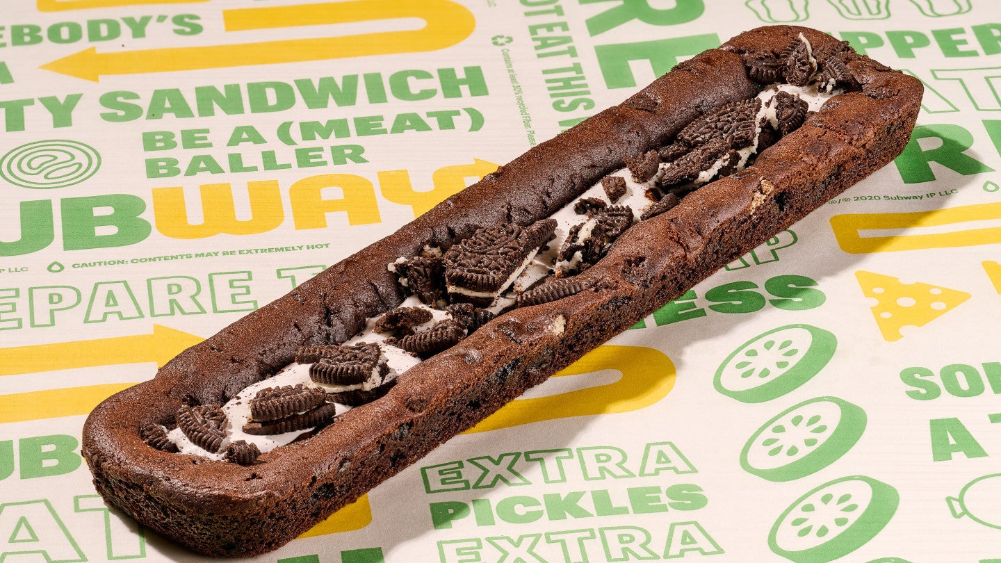 Subway launches OREO footlong cookie for limited time
