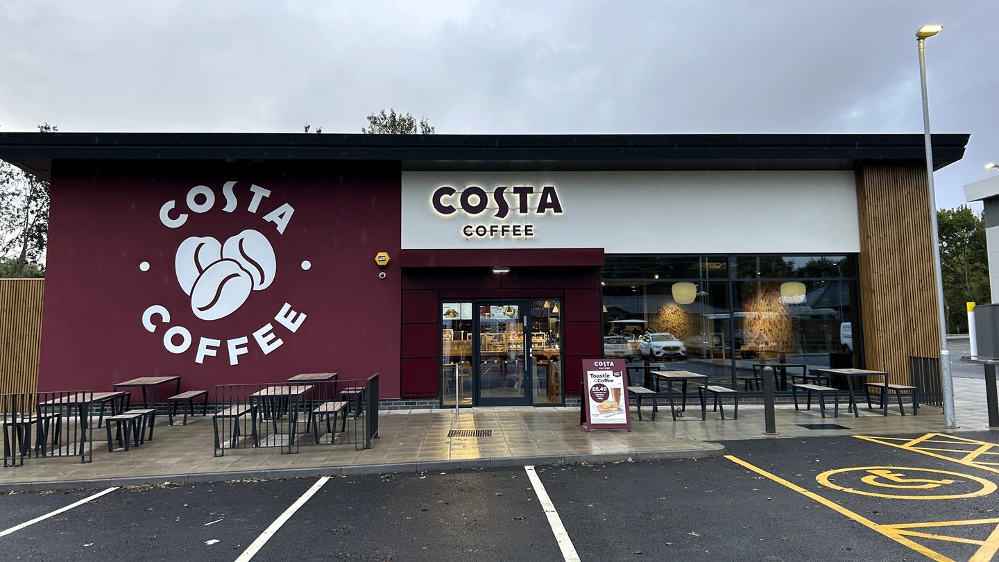 Costa Coffee unveils first drive-through outlet in Alcester, UK
