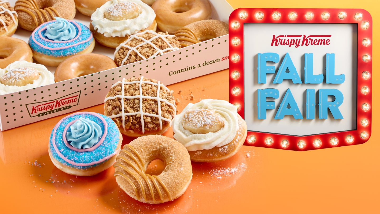 Krispy Kreme unveils Fall Fair Collection doughnuts